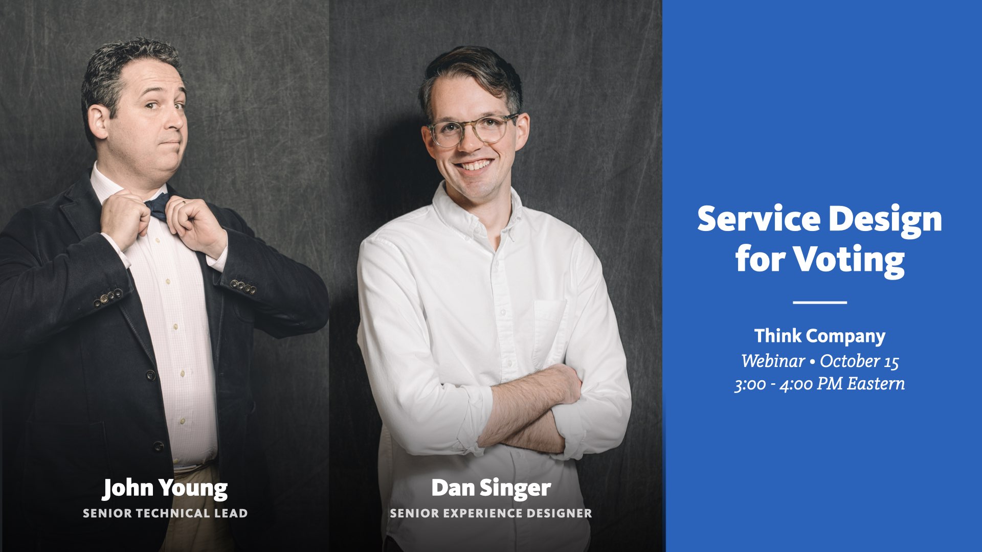 Service Design for Voting [Webinar Recording] | Think Company