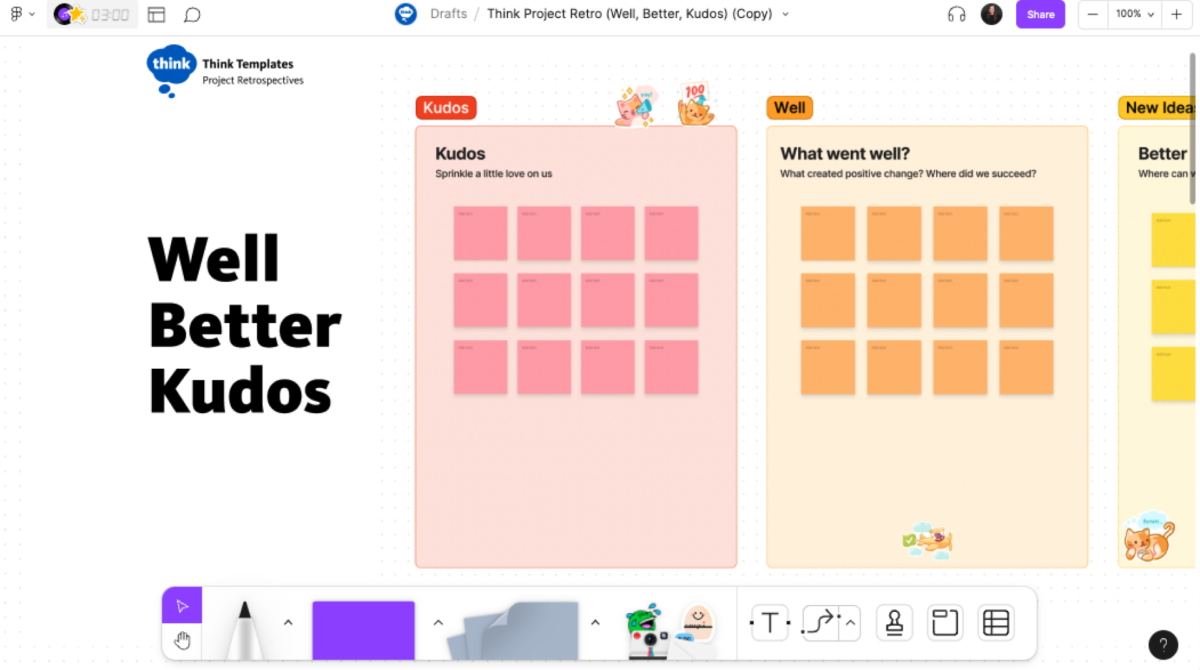 5 free online project retrospective tools | Think Company