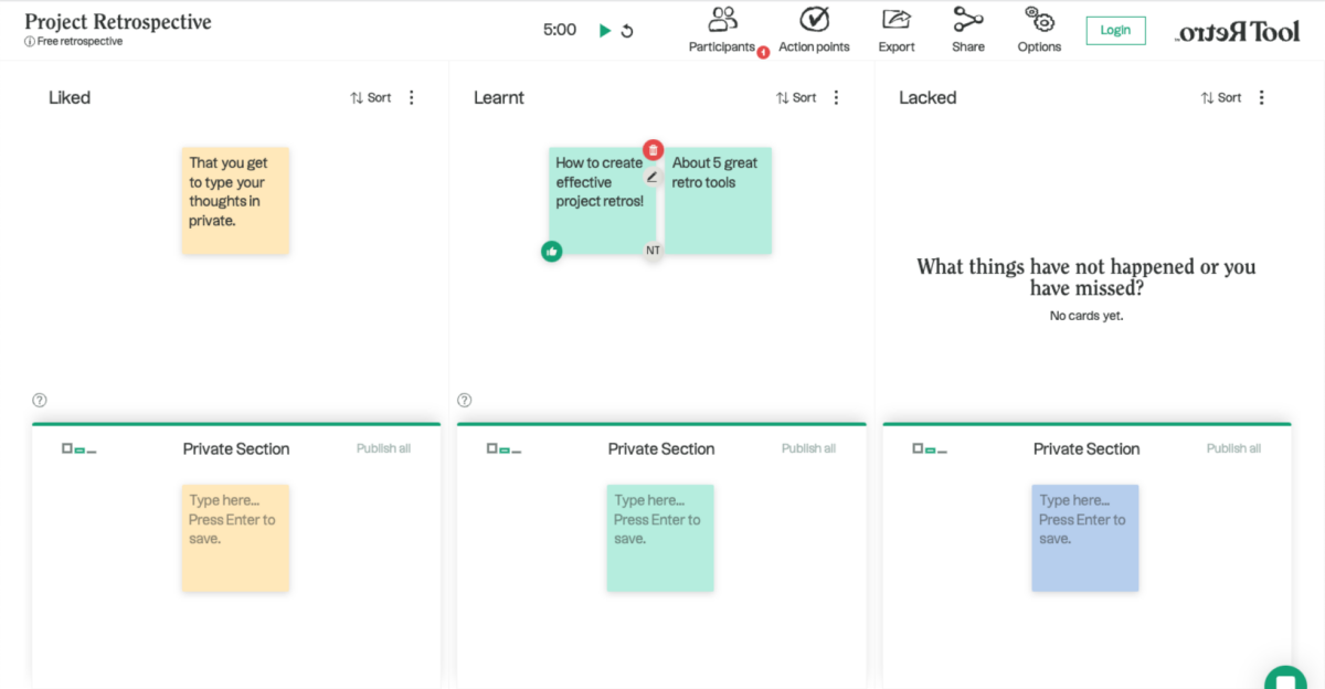 5 free online project retrospective tools | Think Company